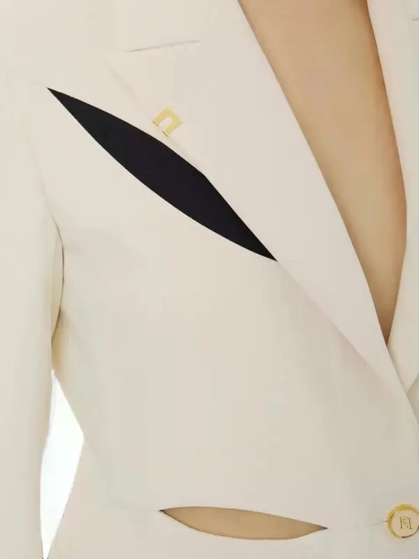 Elisabetta Franchi Cut-out Single.breasted Blazer