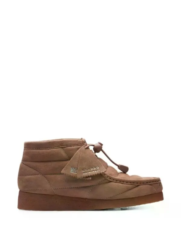Clarks Wallabee Quilted Boots - Neutrals