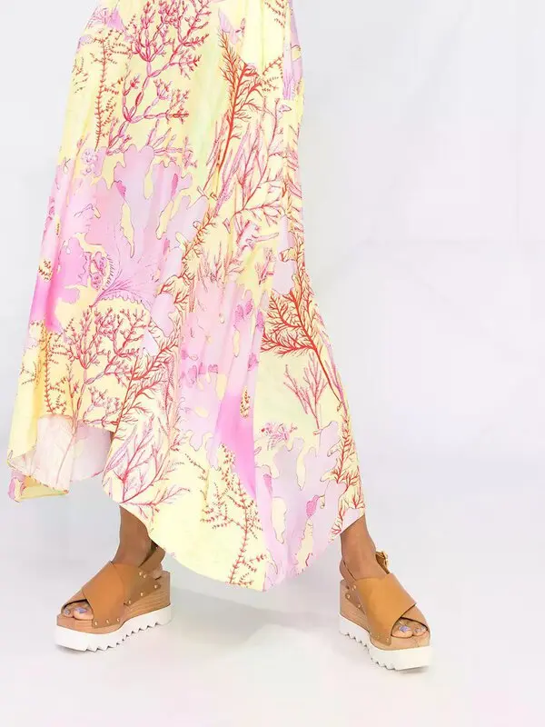 Stella McCartney Coral-print Maxi-dress