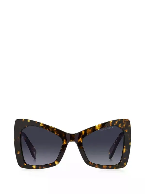 Marc Jacobs Tortoiseshell-effect Sunglasses - Brown