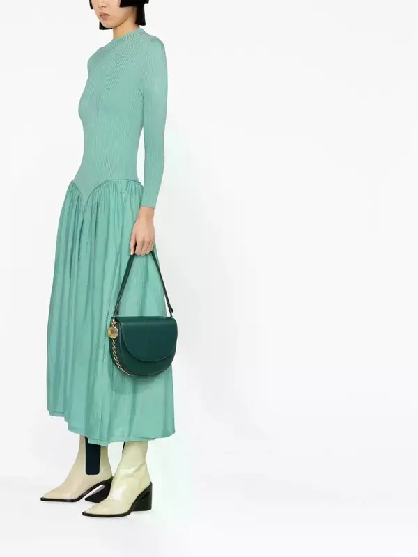 Stella McCartney Ribbed Wool Midi Dress