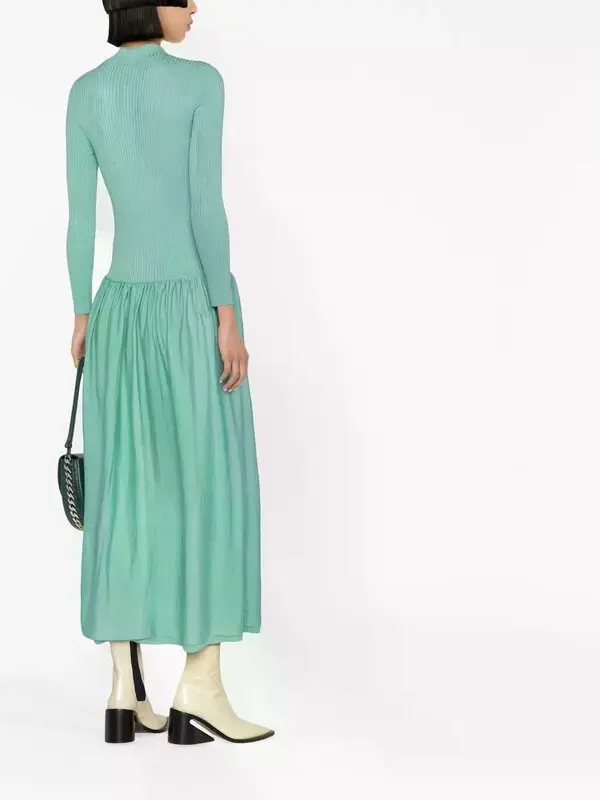 Stella McCartney Ribbed Wool Midi Dress