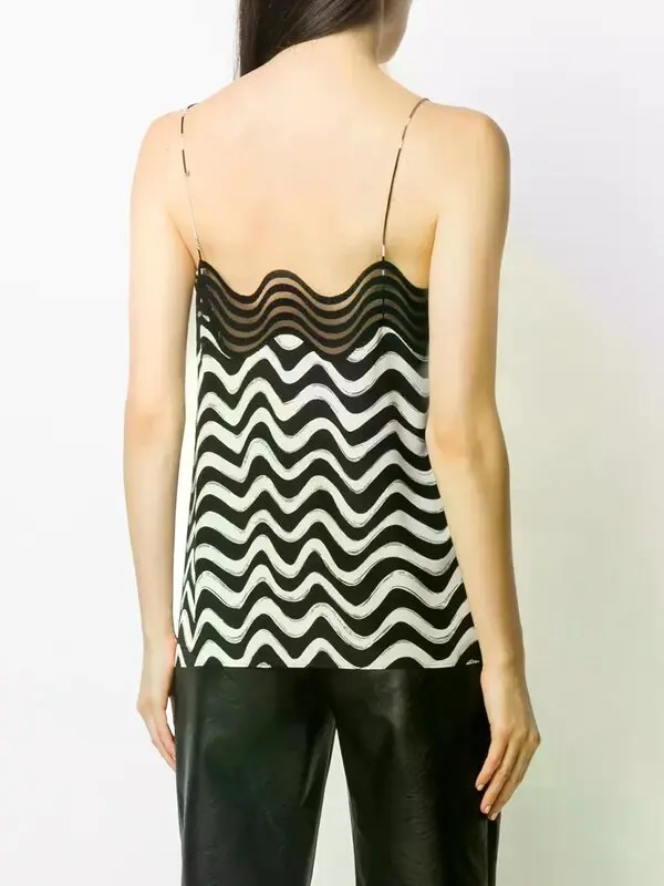 Stella McCartney Waves Print Silk Cami Top