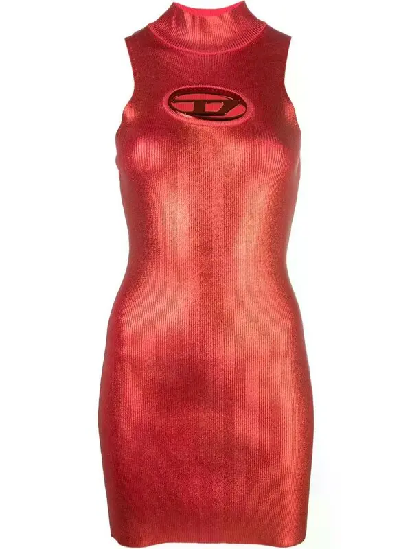 DIESEL® M-arcey Logo-plaque Minidress