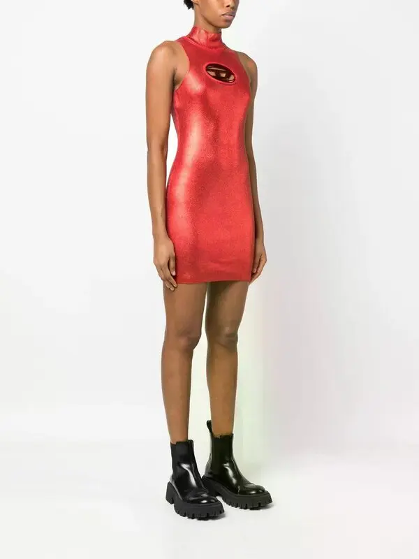 DIESEL® M-arcey Logo-plaque Minidress