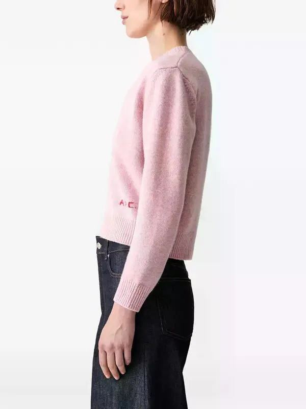 A.p.c. Logo-embroidered Sweater