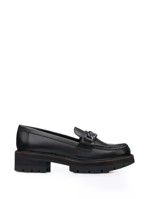 Clarks Orianna Edge Chain-link Loafers - Black