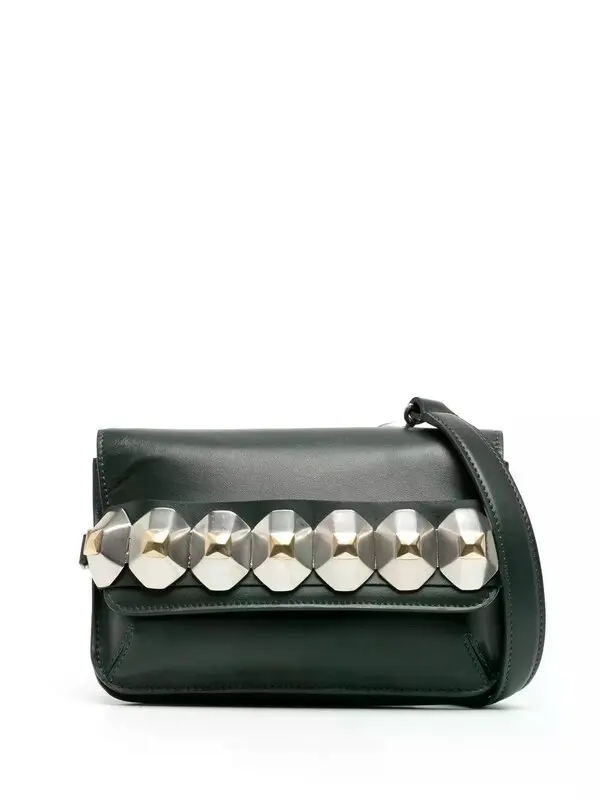 Ports 1961 Geometric-detail Leather Shoulder Bag