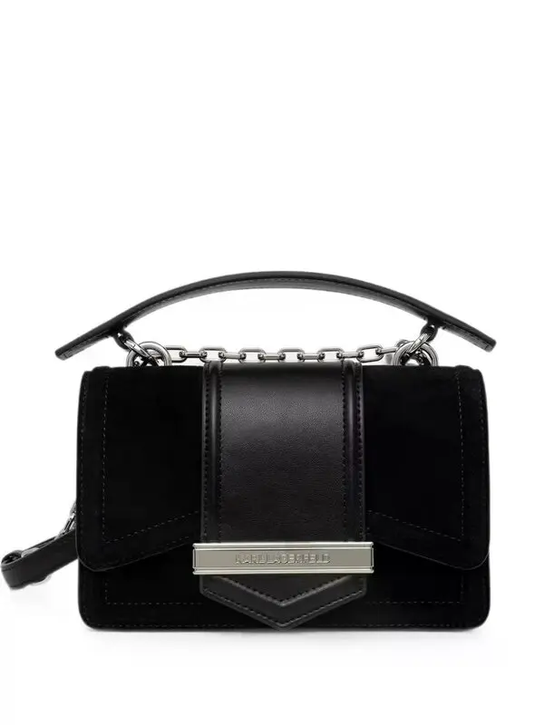 Karl Lagerfeld Suede Mini Crossbody Bag