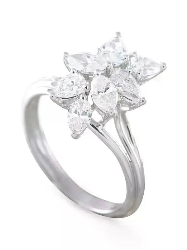 LB EXCLUSIVE Diamond Cocktail Ring - Silver