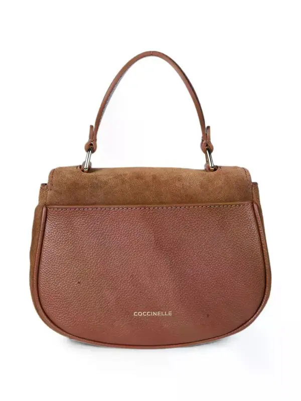 COCCINELLE Mavery Calf Suede Shoulder Bag - Brown