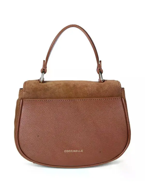 COCCINELLE Mavery Calf Suede Shoulder Bag - Brown