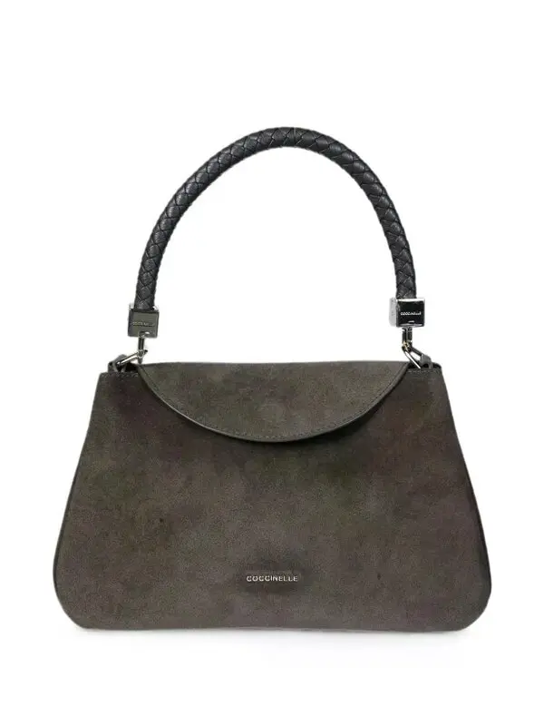 COCCINELLE Tiggy Suede Shoulder Bag - Grey