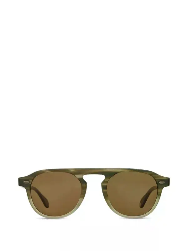 Garrett Leight Harding Sun Round-frame Sunglasses - Green