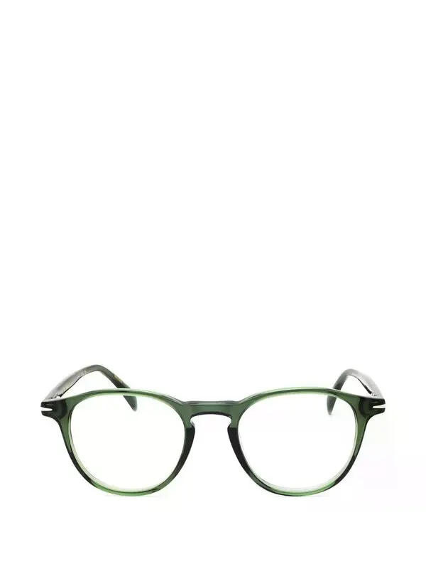 DB EYEWEAR BY DAVID BECKHAM Round-frame Glasses - Green