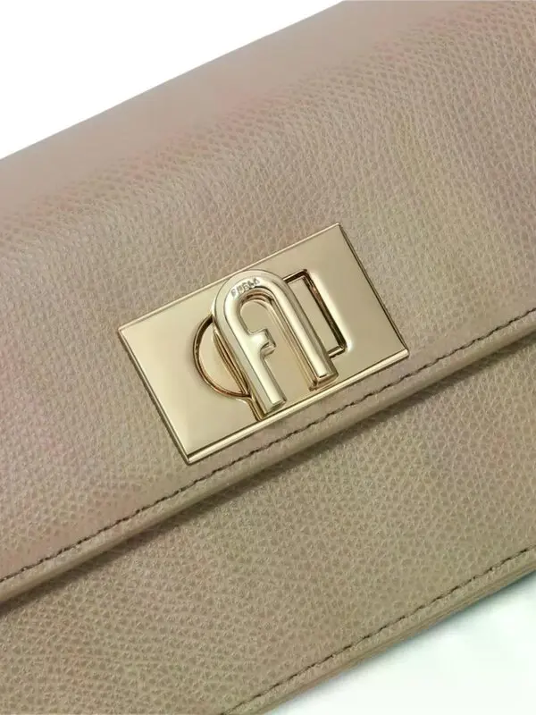Furla 1927 Logo-plaque Shoulder Bag - Brown