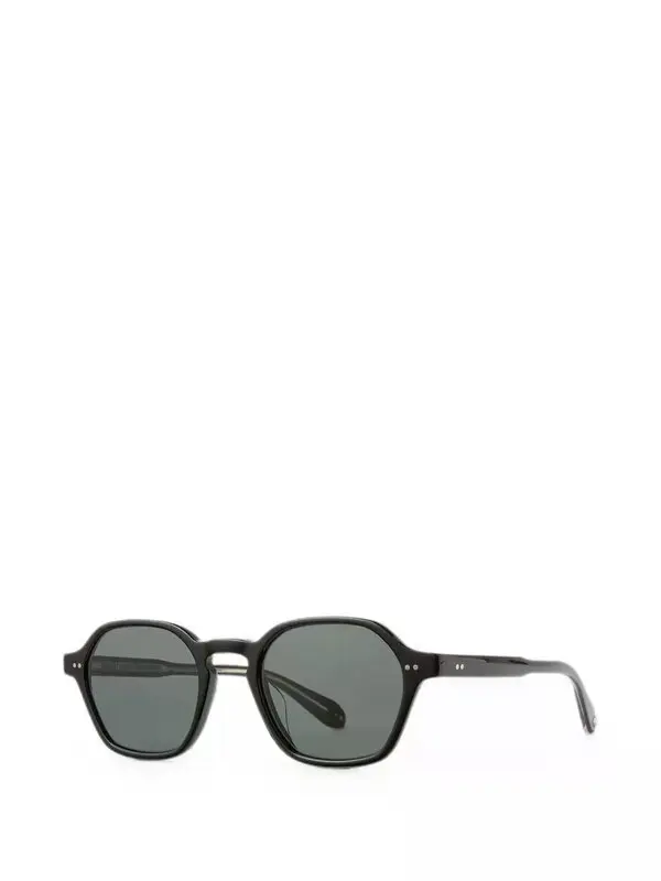 Garrett Leight Temescal Geometric-frame Sunglasses - Black