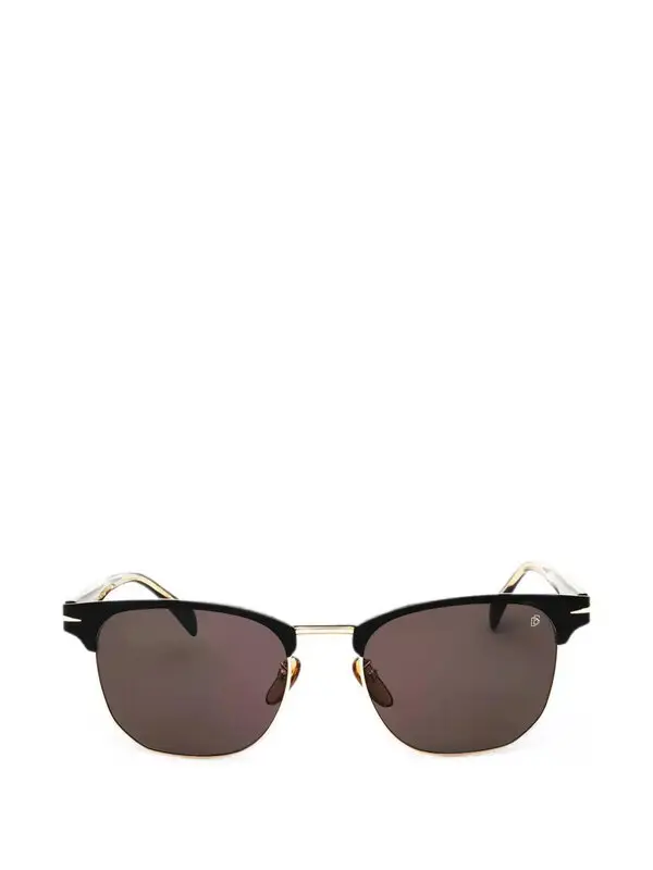 DB EYEWEAR BY DAVID BECKHAM Browline-frame Sunglasses - Black