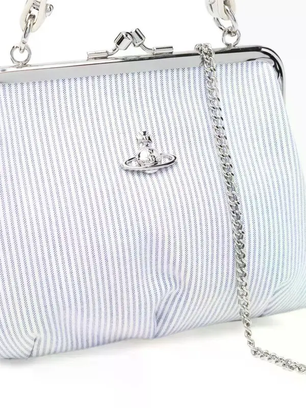 VIVIENNE WESTWOOD Granny Frame Striped Tote Bag