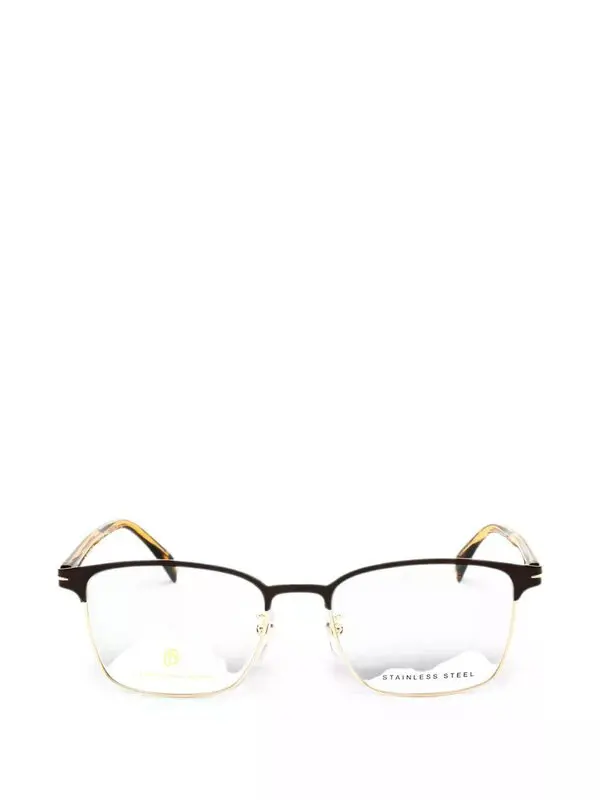 DB EYEWEAR BY DAVID BECKHAM Rectangle-frame Glasses - Brown