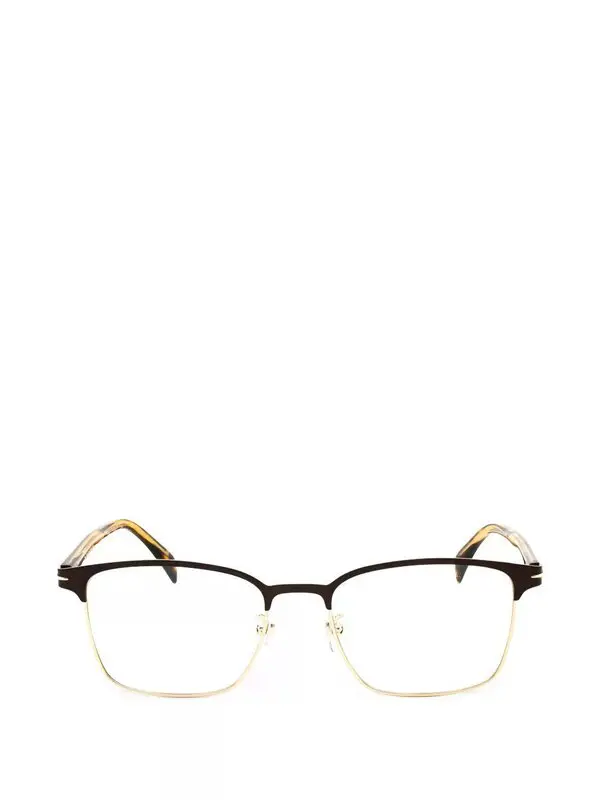 DB EYEWEAR BY DAVID BECKHAM Rectangle-frame Glasses - Brown