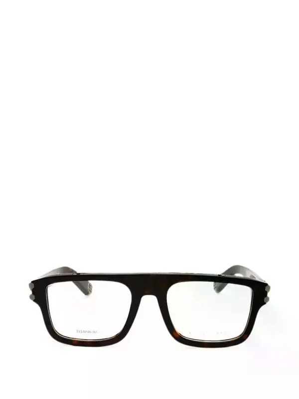 Philipp Plein Rectangle-frame Glasses - Brown