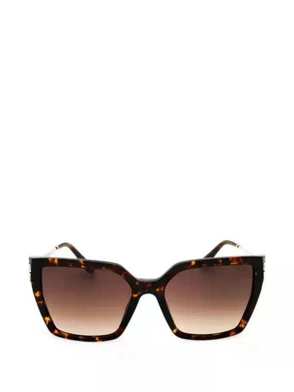 Chopard Logo-detail Sunglasses - Brown