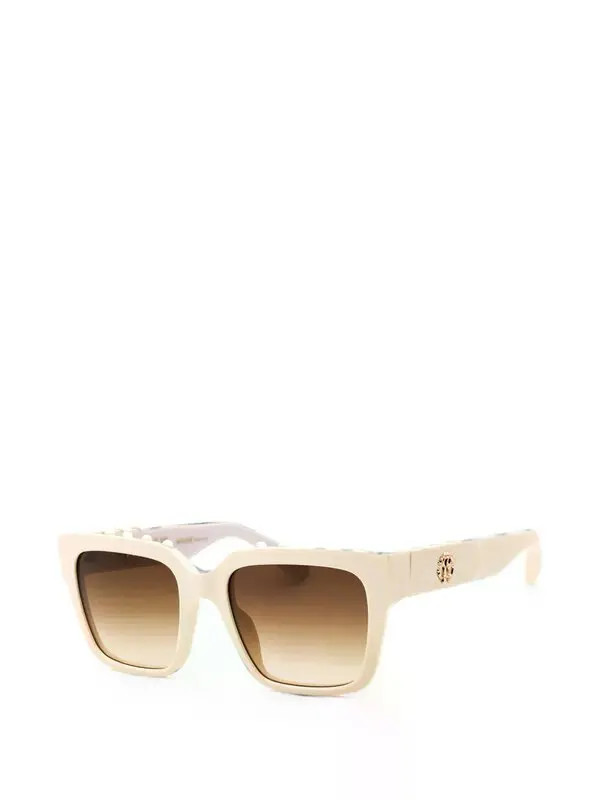 Roberto Cavalli Logo-detail Sunglasses - Neutrals