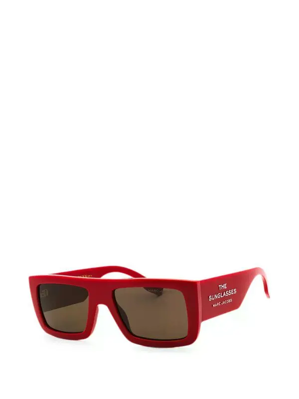 Marc Jacobs Rectangle-frame Sunglasses - Red