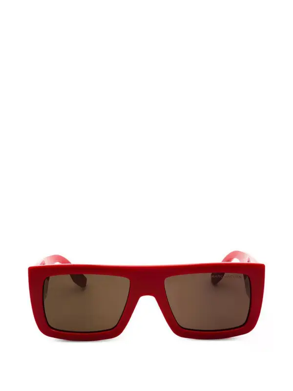 Marc Jacobs Rectangle-frame Sunglasses - Red