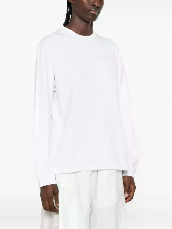 Cecilie Bahnsen Long Sleeve T-shirt With Logo And Bow Detail