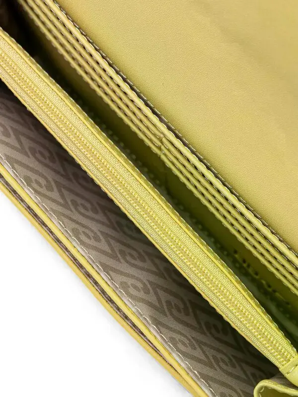 Liu Jo Mini Logo-embossed Chain Wallet - Yellow