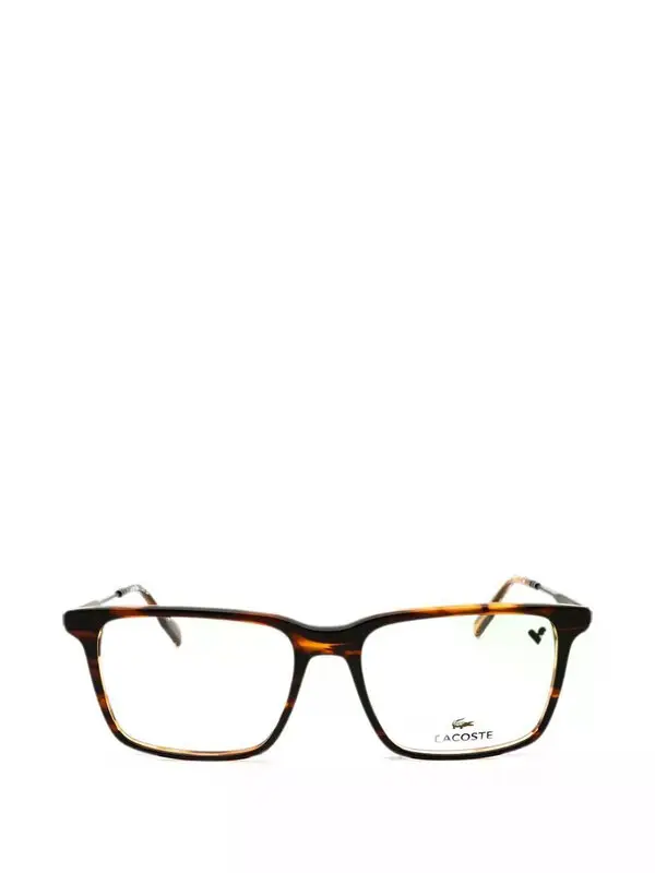 Lacoste Rectangle-frame Glasses - Brown
