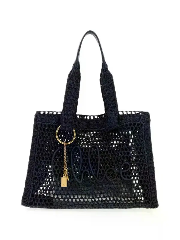 Chloé Summer Banana Tote Bag - Blue