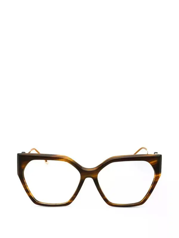 Philipp Plein Cat-eye Glasses - Brown