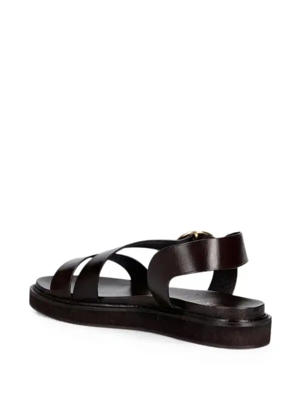 JONAK PARIS Wash Buckle-fastening Leather Sandals