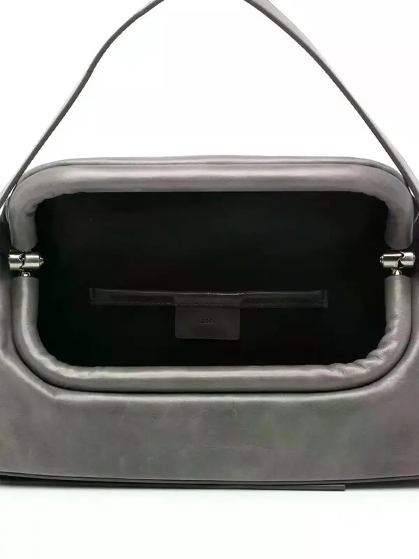 OSOI Folder Brot Leather Tote Bag - Grey