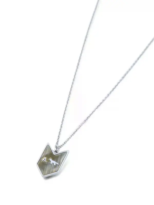 Maison Kitsuné X A. Society Fox-motif Pendant Necklace