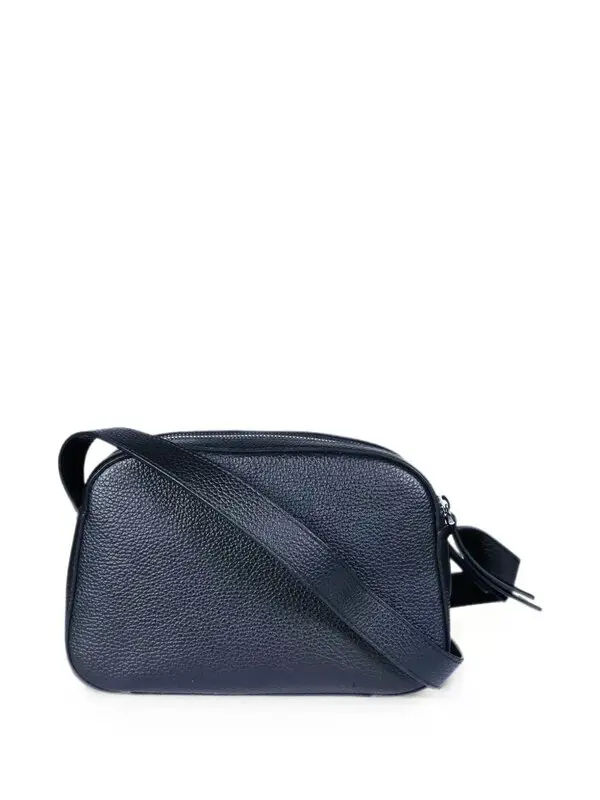 COCCINELLE Fern Pebbled-leather Shoulder Bag - Black