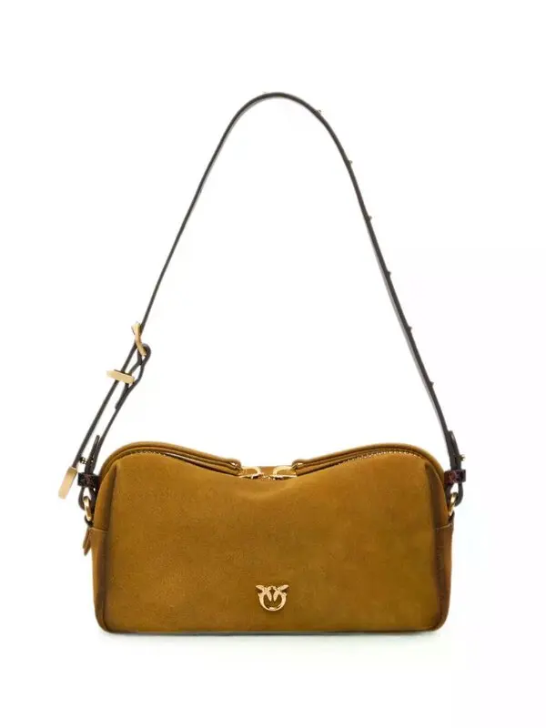 Pinko Boston Suede Shoulder Bag - Brown