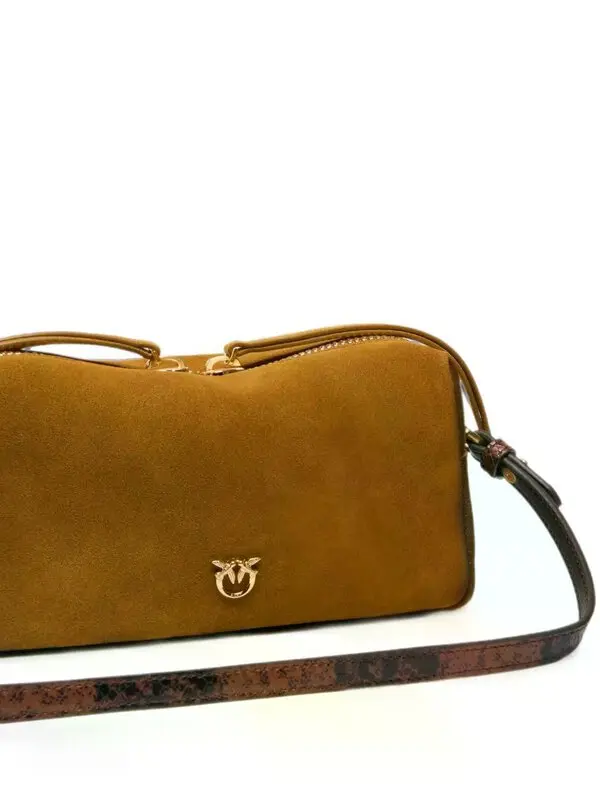 Pinko Boston Suede Shoulder Bag