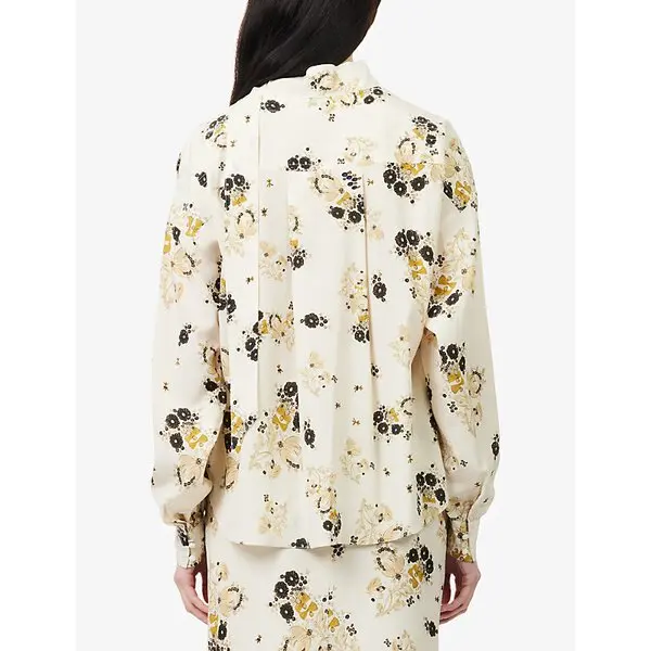 Isabel Marant Étoile Fedry Floral-print Silk-blend Blouse
