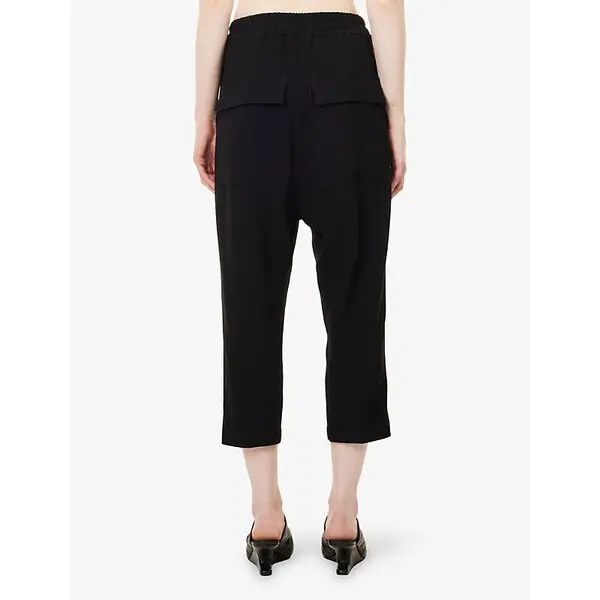Rick Owens Astaires Cropped Cady-crepe Trousers