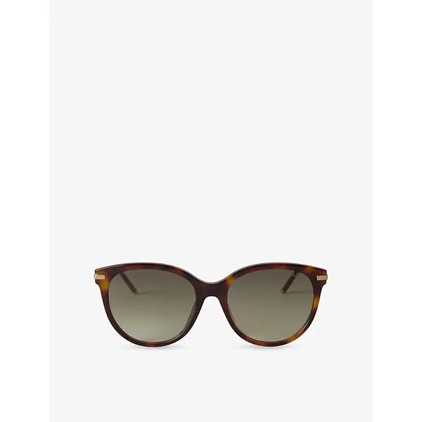 Mulberry Megan Bio-acetate Sunglasses - Tortoiseshell