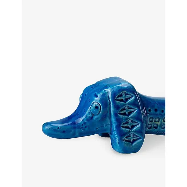 BITOSSI CERAMICHE Figura Di Bassotto Ceramic Sculpture Figurine