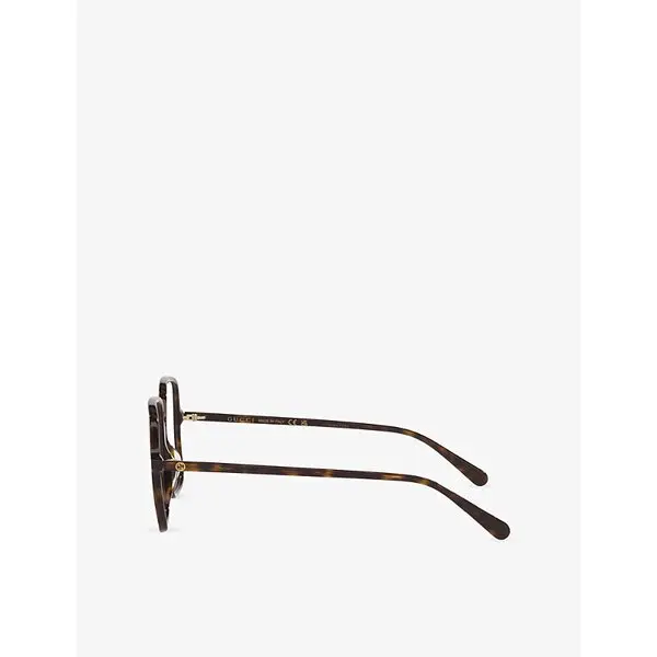 Gucci Gc001873 Square-frame Acetate Eyeglasses