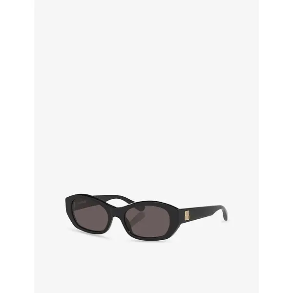 Balenciaga 6e000496 Oval-frame Acetate Sunglasses