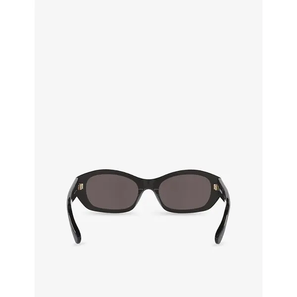 Balenciaga 6e000496 Oval-frame Acetate Sunglasses