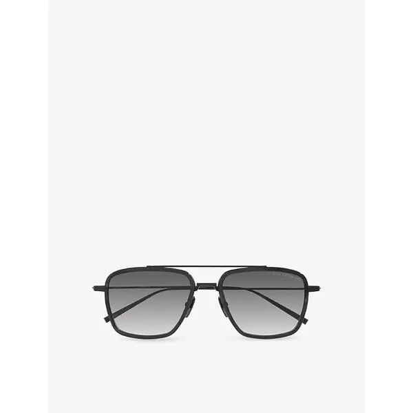 Dita D4000530 Square-frame Metal Sunglasses - Black