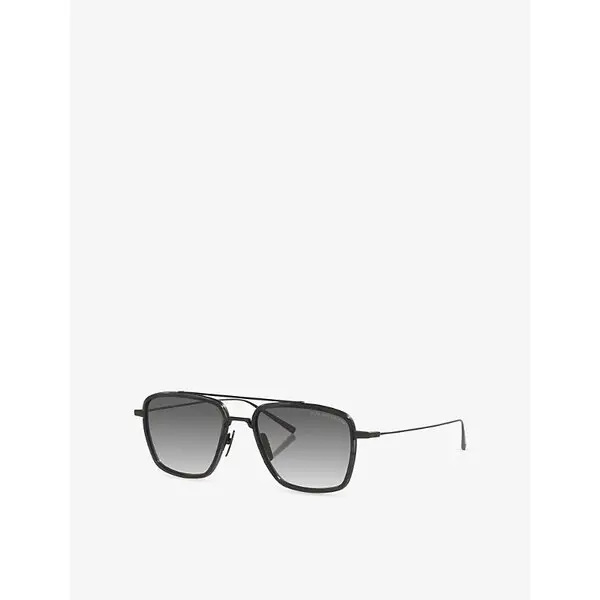 Dita D4000530 Square-frame Metal Sunglasses - Black